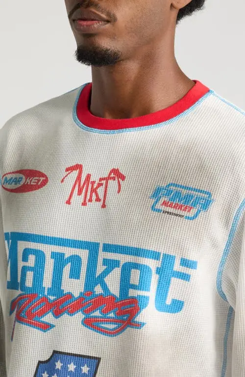 MARKET Racing Graphic Thermal Long Sleeve Shirt