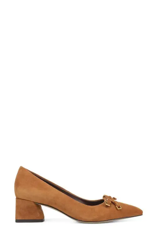 Franco Sarto Racer Faux Leather Pump - Brown Suede