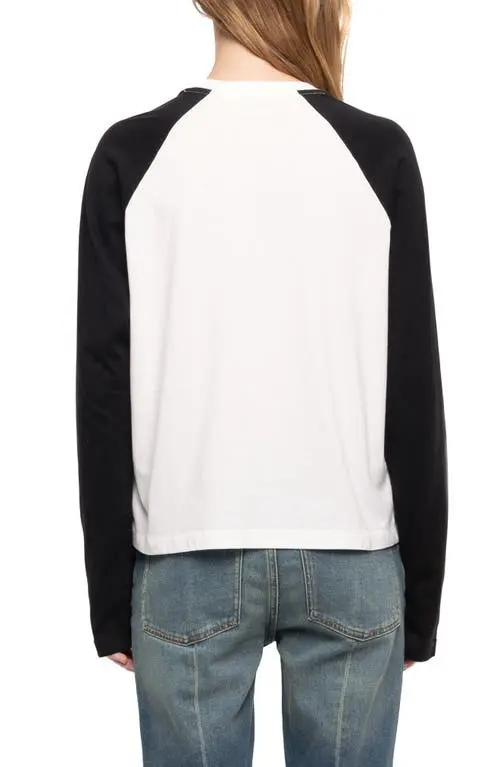 Zadig&Voltaire Lips Graphic Raglan Sleeve T-shirt