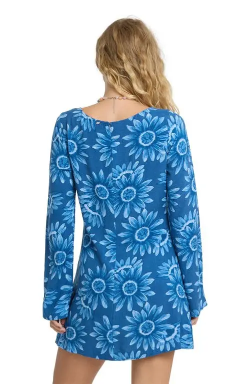 BILLABONG Way Out West Floral Print Minidress