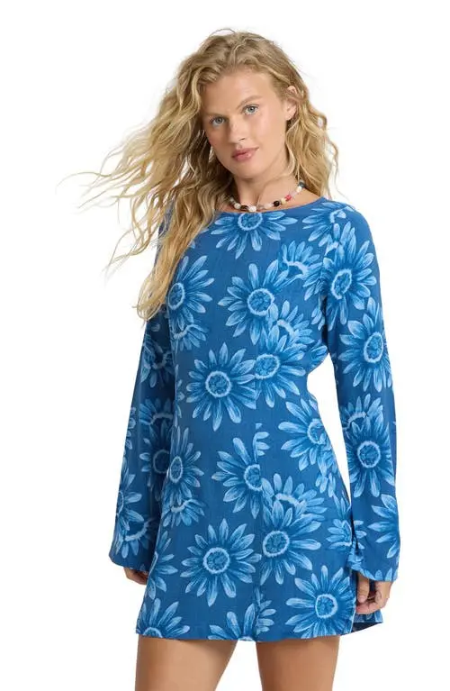 BILLABONG Way Out West Floral Print Minidress
