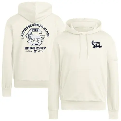 Adidas Penn State Nittany Lions Vintage Vault Premium Hoodie - Cream