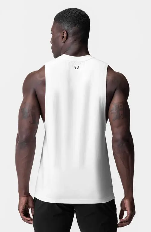 ASRV Supima Cotton Muscle Tank - White