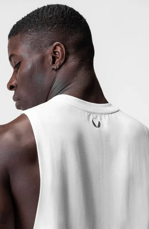 ASRV Supima Cotton Muscle Tank - White