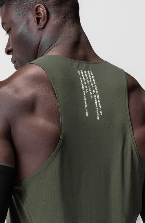 ASRV Laser Vent Singlet Tank - Olive