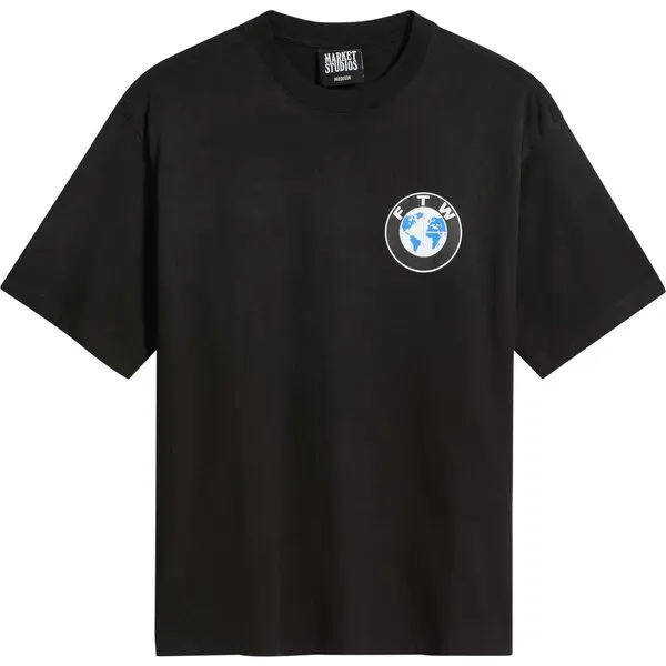 MARKET F The World Graphic T-shirt