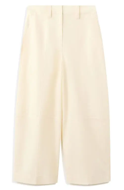 Mango Linen & Cotton Balloon Pants