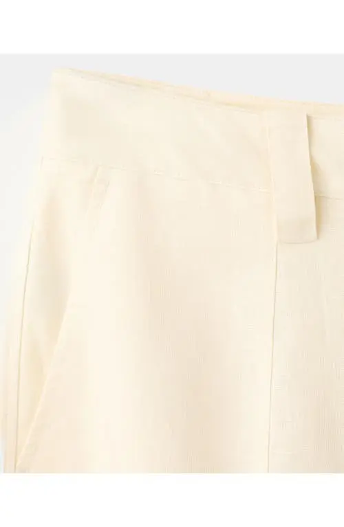 Mango Linen & Cotton Balloon Pants