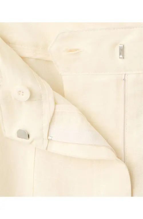 Mango Linen & Cotton Balloon Pants