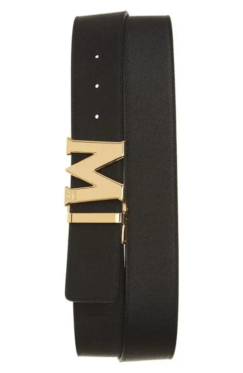 Mcm Reversible Signature Leather Belt