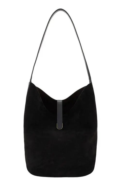 Vince Eris Large Suede Bucket Bag