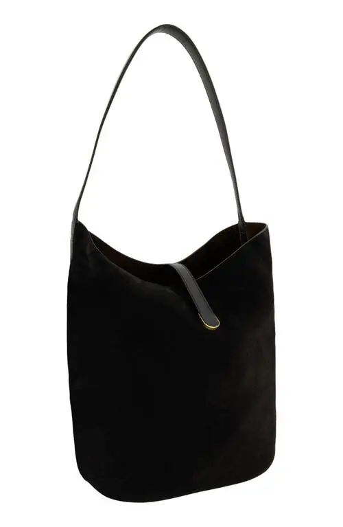 Vince Eris Large Suede Bucket Bag