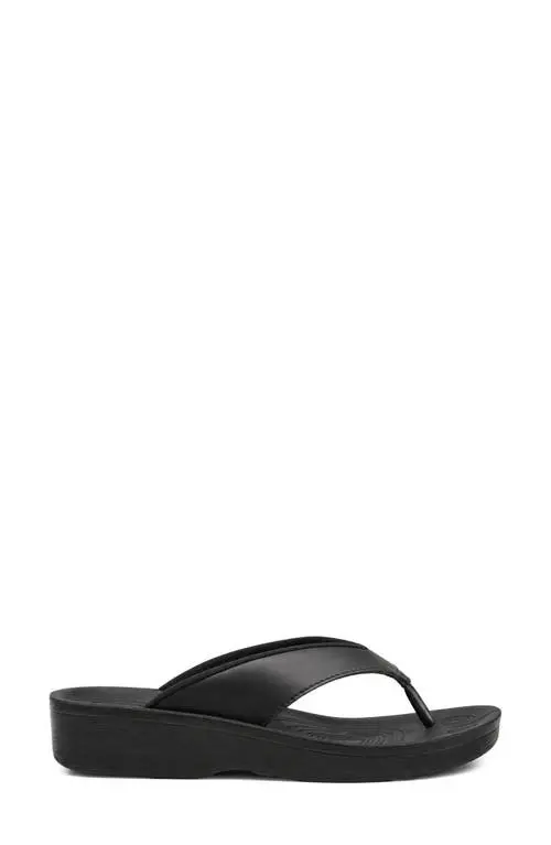 AEROTHOTIC Fallon Flip Flop - Black