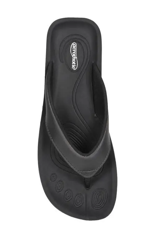 AEROTHOTIC Fallon Flip Flop - Black