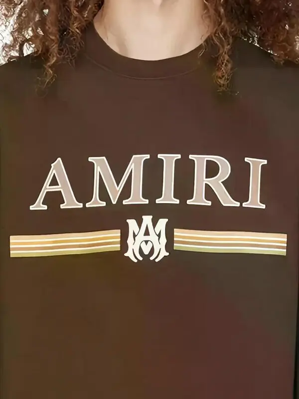 Amiri Logo Stripe Sweatshirt