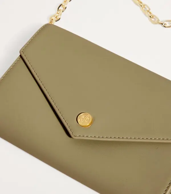 Harrods Leather Chain Wallet