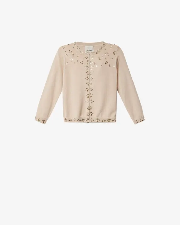 Isabel Marant Étoile Cashmere And Silk Sequin-embellished Cardigan