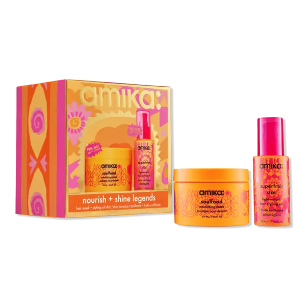 AMIKA Nourish + Shine Legends Mask And Hair Oil Set - One-color