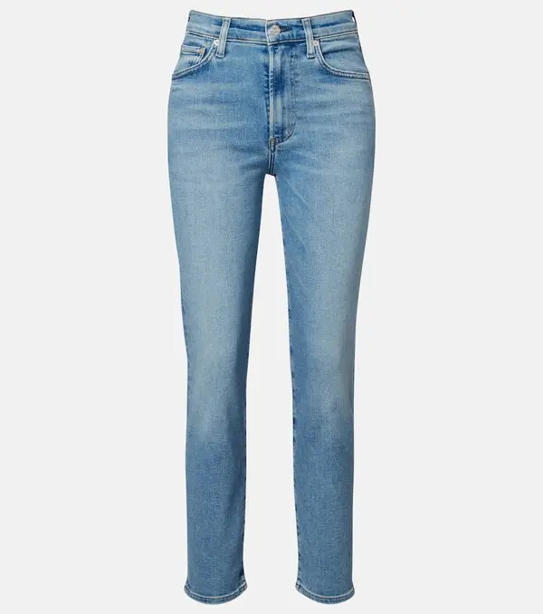 Citizens Of Humanity Caia High-rise Straight Jeans - Blue