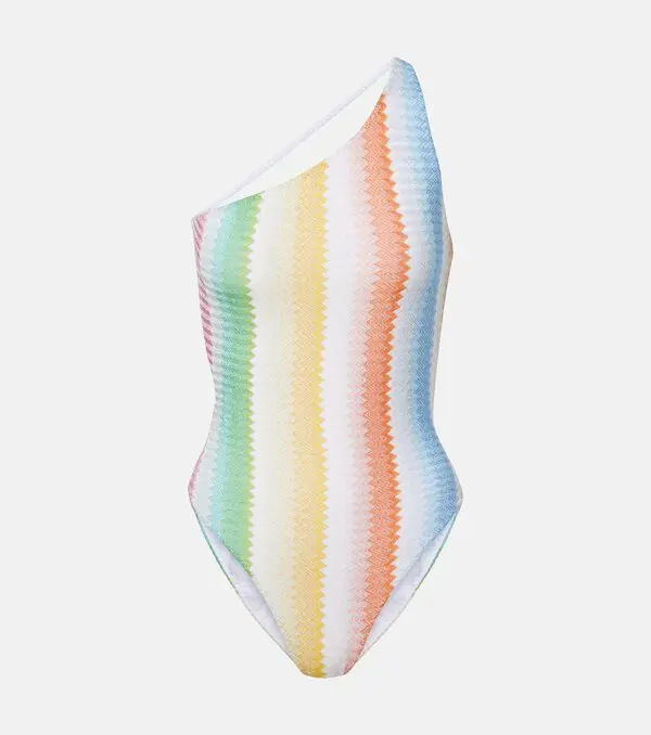 Missoni Zigzag Lamé One Piece Swimsuit - Multicoloured