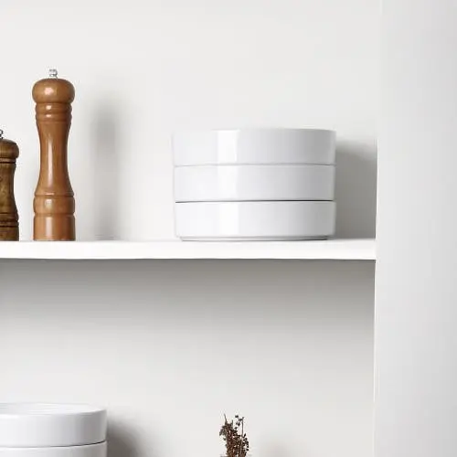 STONE + LAIN Celina Stoneware 4-piece Pasta Bowl Set - White