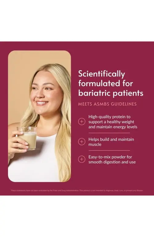 BARIATRIC ADVANTAGE High Protein Meal Replacement Drink Mix Whey Isolate Powder 42.47 Oz