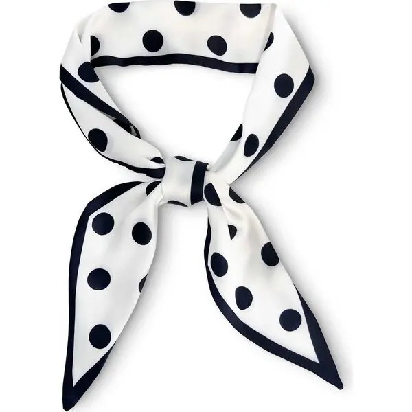 YOUZEY The Como Skinny Scarf - Black/white