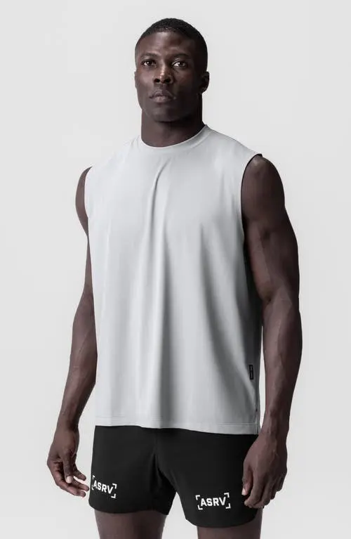 ASRV 3d Lite 2.0 Lycra Relaxed Cutoff Tank - Slate Grey
