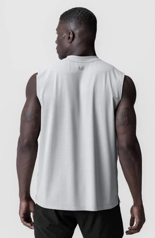 ASRV 3d Lite 2.0 Lycra Relaxed Cutoff Tank - Slate Grey