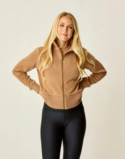 Carve Designs Briar Fleece Jacket - Rum