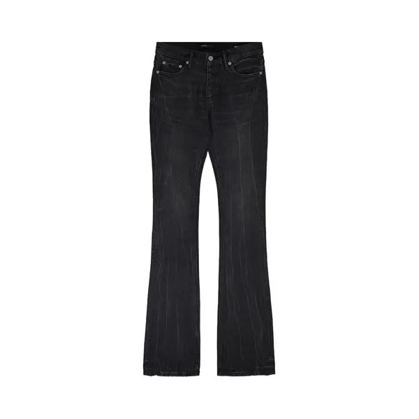 PURPLE BRAND Super Stack Flare Coated Jeans