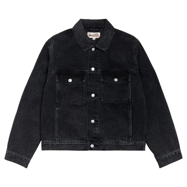 StÜssy Lined Denim Trucker Jacket 'vintage