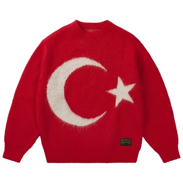 PALACE Too Hairy Flag Knit 'türkiye