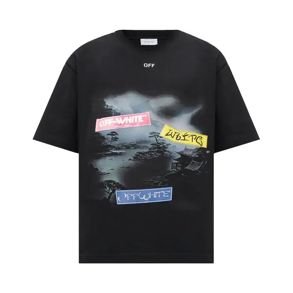 Off-White Type Sticker Skate Tee /multicolor