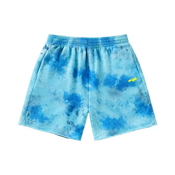 SKYLRK Coachella Tie Dye Fleece Shorts