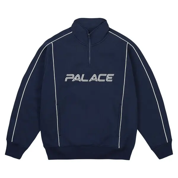 PALACE Piped 46026 Zip 'navy - Blue