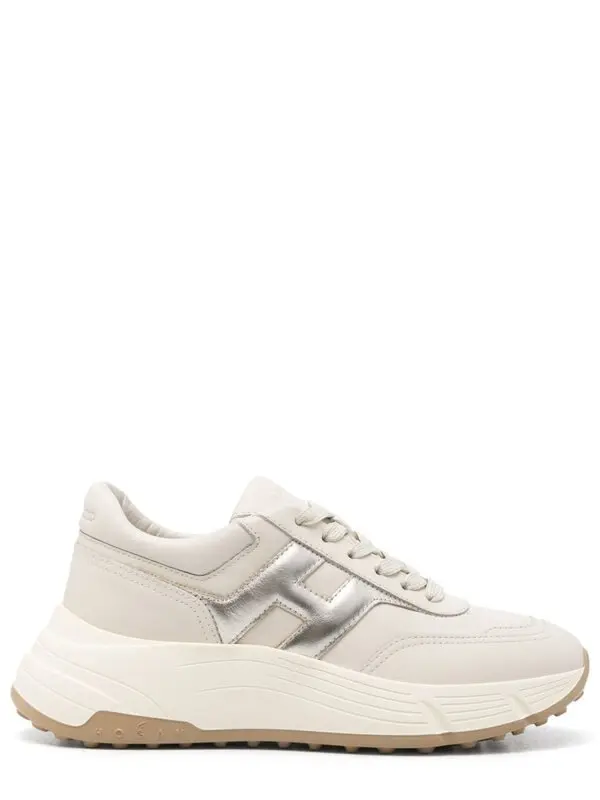 Hogan Low-top Platform Sneakers With Contrast Side Detail