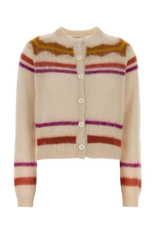 Isabel Marant Étoile Embroidered Mohair Blend Molly Cardigan