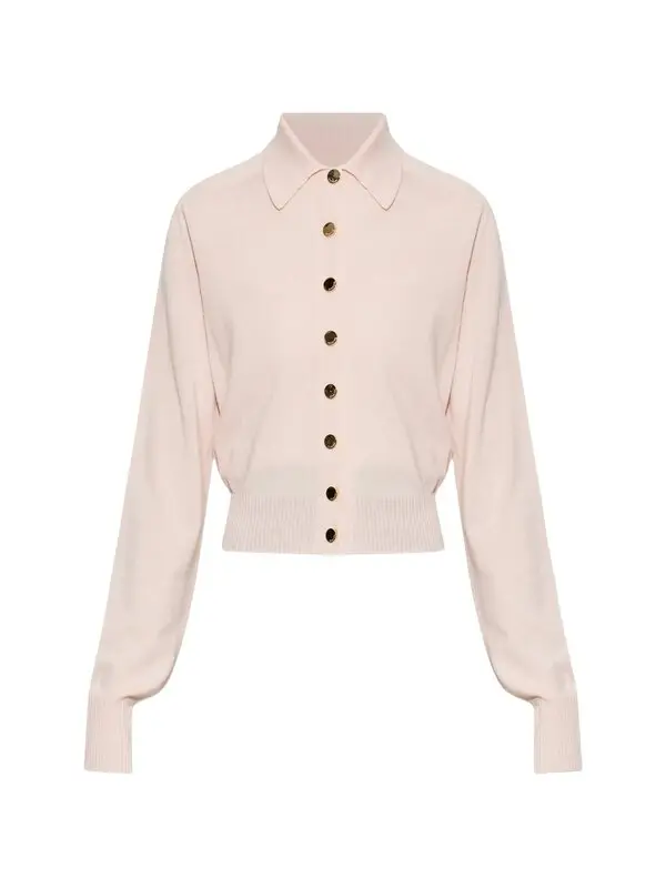 Sportmax Cropped Button-front Knit Cardigan