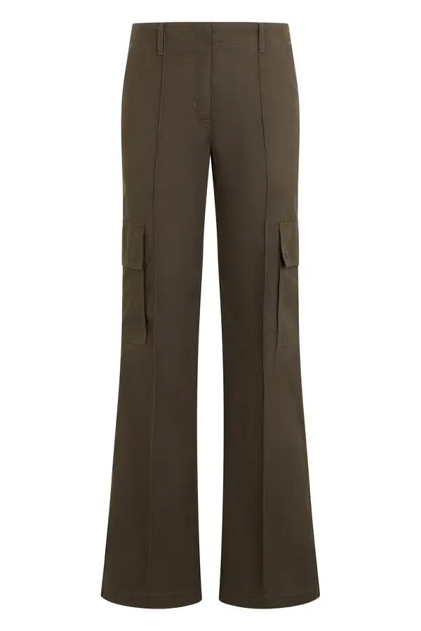 Burberry Flared Cargo Pants With Pockets