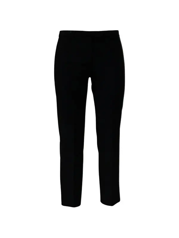 Max Mara High-waist Pleated Wide-leg Trousers - Black
