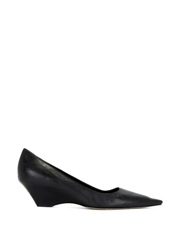 THE ROW Liisa Leather Pumps
