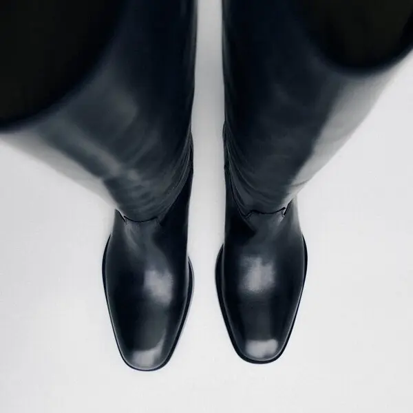 JIMMY CHOO Mave Knee High Boots - Black
