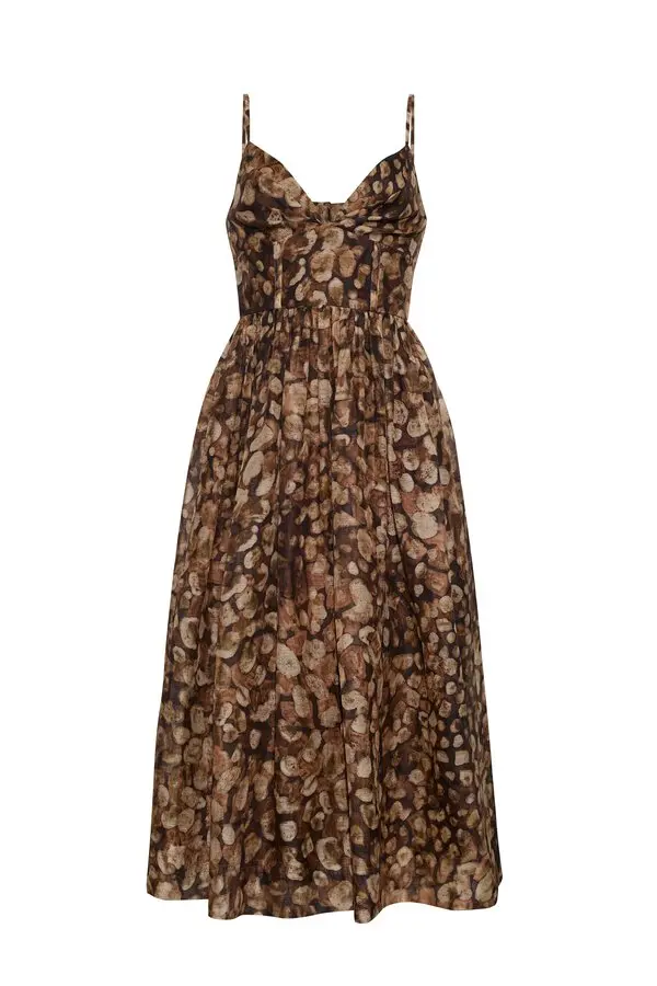 Cara Cara Miro Printed Midi Dress