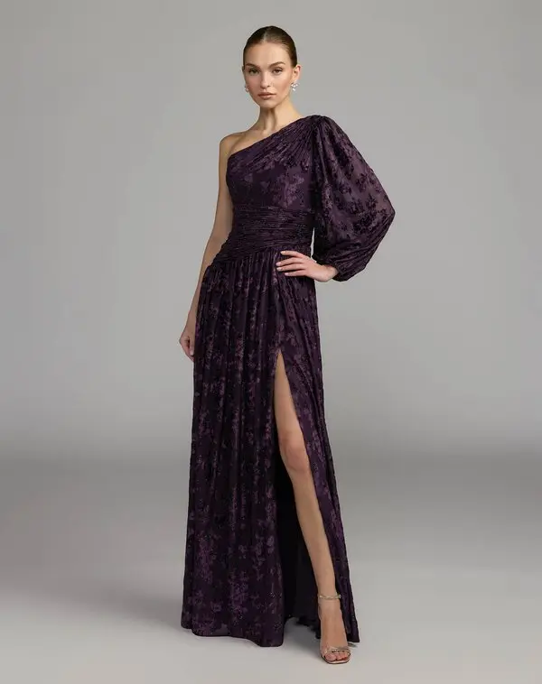 Mac Duggal One-shoulder Gown