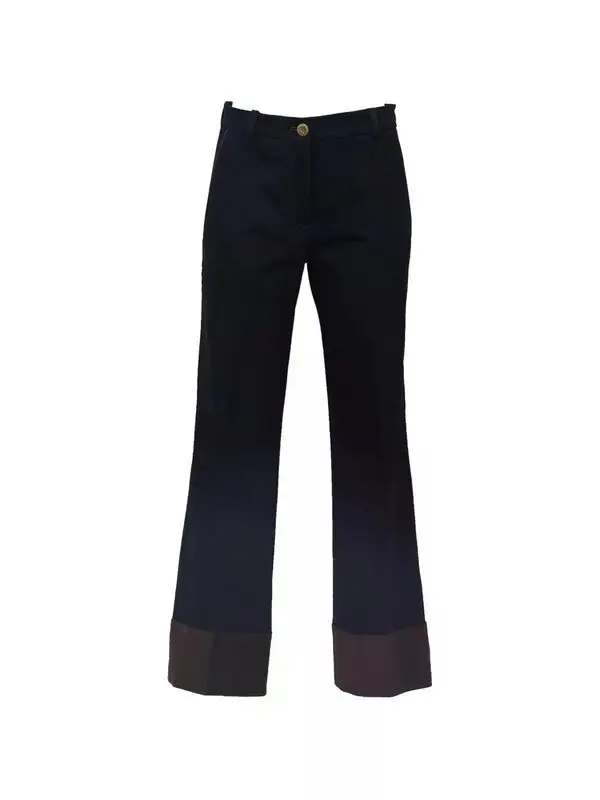 QL2 QUELLEDUE Melody Contrast-panel Trousers