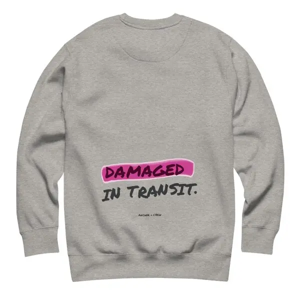 ANCHOR & CREW Organic Cotton Graphic Sweatshirt - Grey