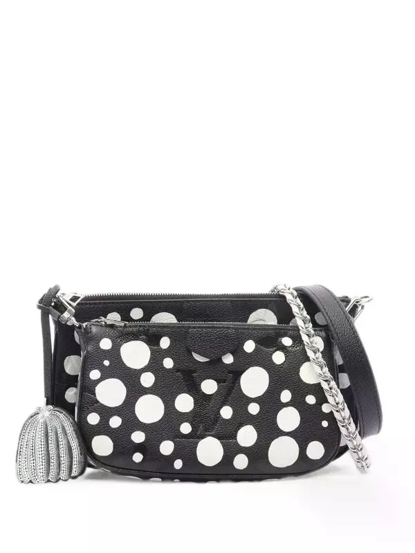 LOUIS VUITTON Yayoi Kusama Monogram Giant Empreinte Infinity Dots Multi Pochette Accessoires Satchel