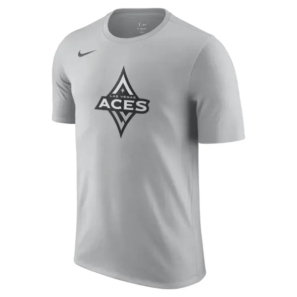 Nike Las Vegas Aces Logo Dri-fit Wnba T-shirt - Grey