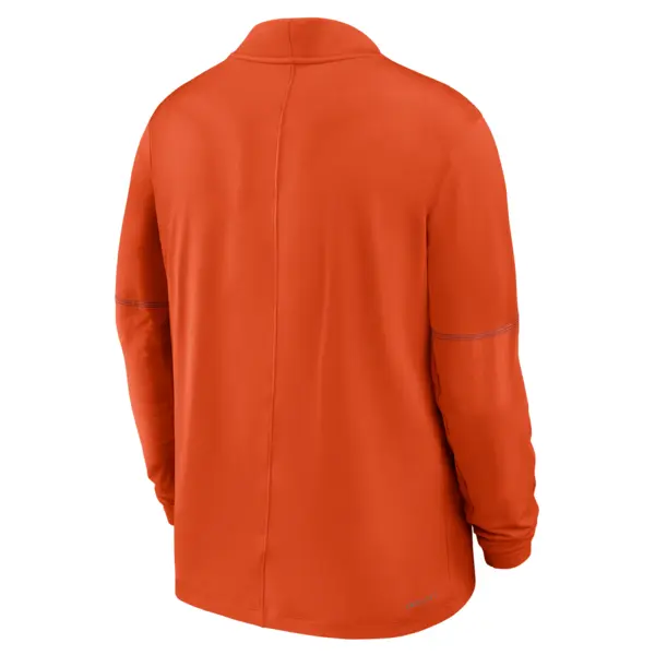 Nike Clemson Dri-fit College 1/2-zip Top - Orange